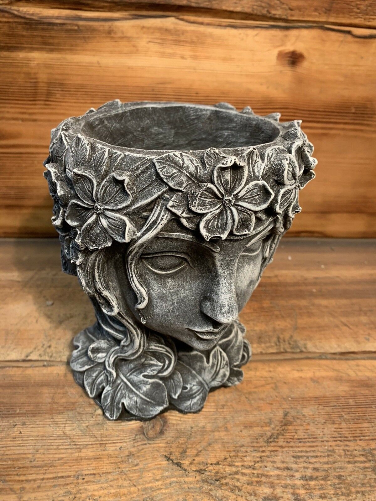 Stone Garden Female Bust Planter Plant Pot Statue Ornament | Etsy UK