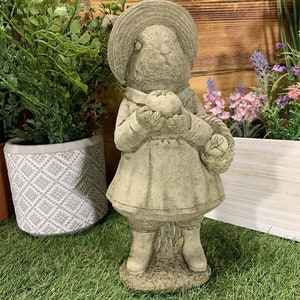 Stone Garden Wind in the Willows 'rabbit With Hat' Concrete Statue ...