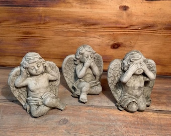 See No Evil Cherub - Etsy UK