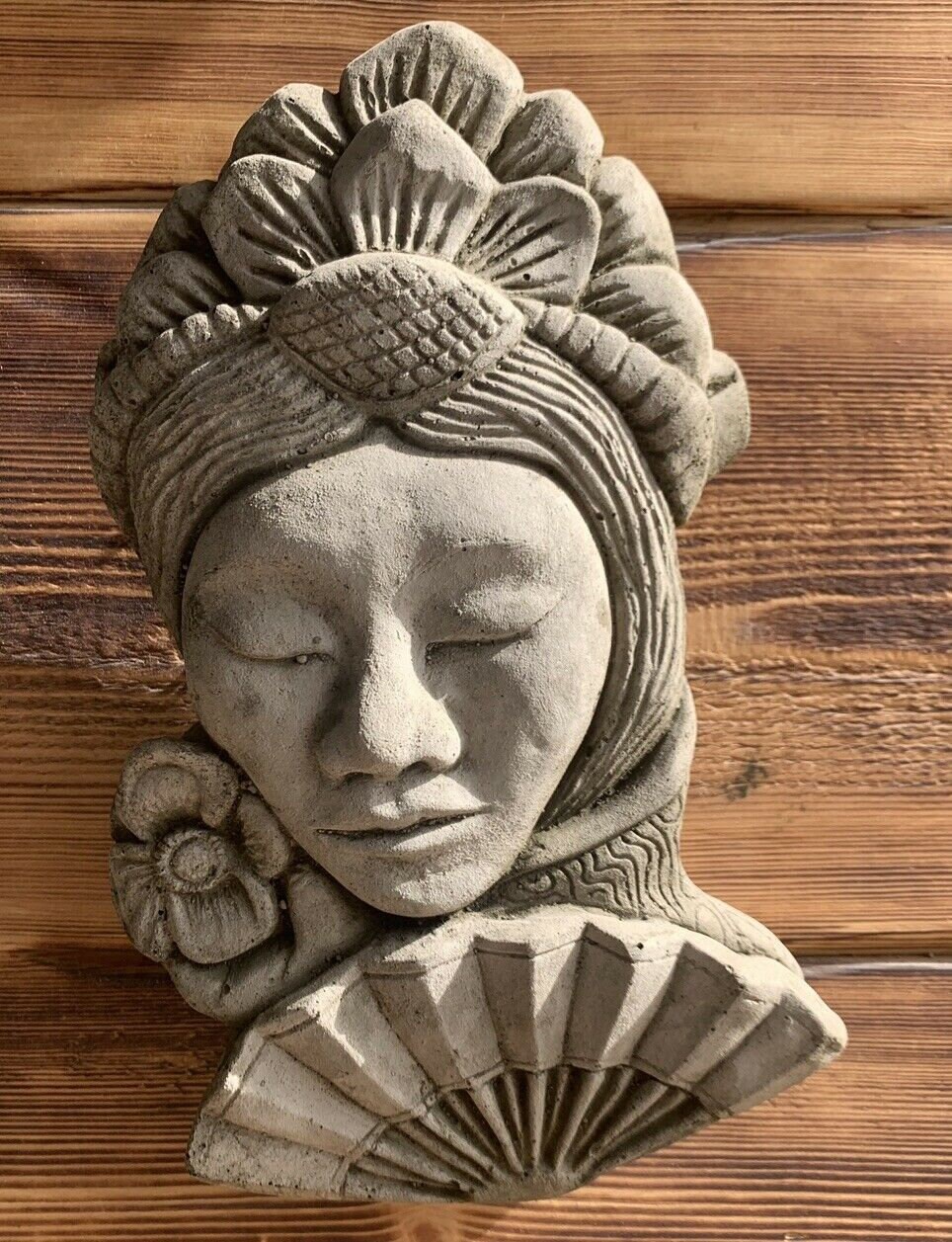 Stone Garden Pair Of Oriental Chinese Japanese Wall Plaque | Etsy