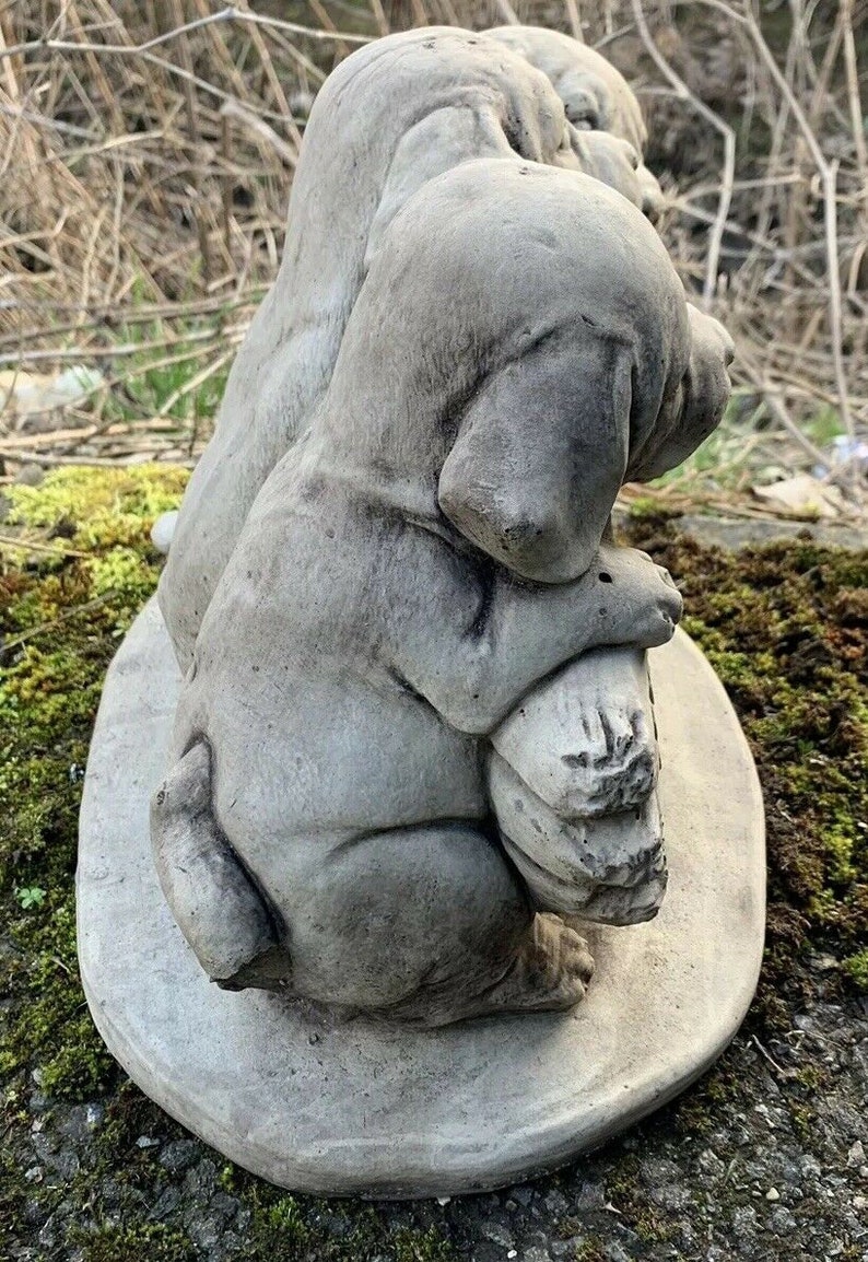 Stone Garden Labrador 3 Cute Puppy Dog Welcome Sign Ornament - Etsy