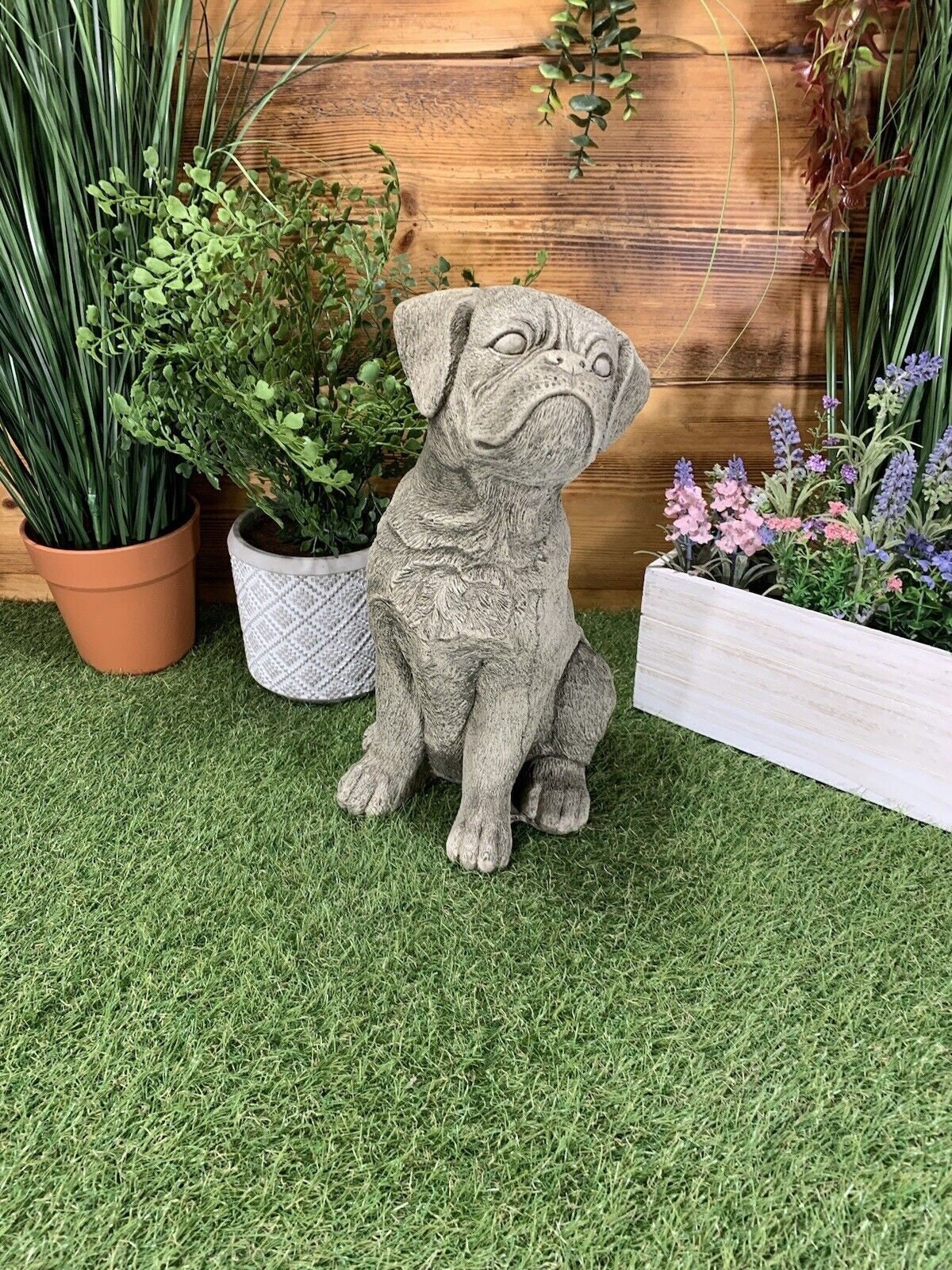 Stone Garden Large Detailed Boxer Dog Gift Statue Ornament - Etsy