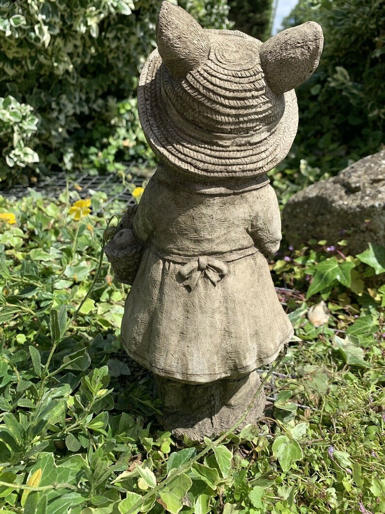 Stone Garden Wind in the Willows 'rabbit With Hat' | Etsy