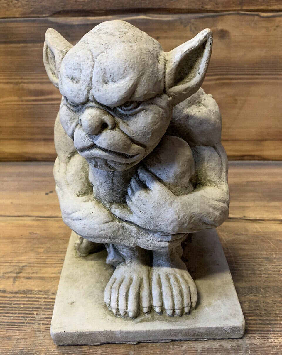 Stone Garden Gothic Gargoyle Gremlin Devil Dragon Detailed | Etsy
