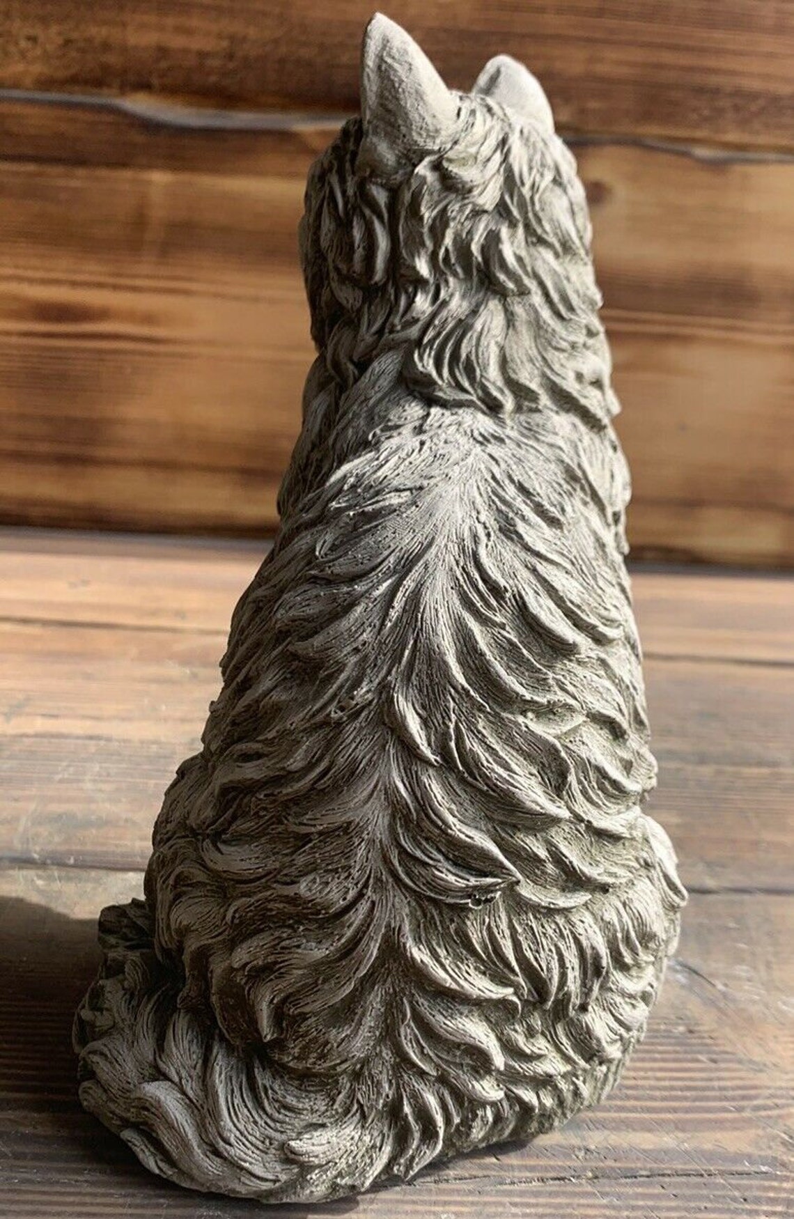 Stone Garden Cat Ornament Cute Gift | Etsy