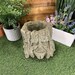Stone Garden Tree Green Man Planter Plant Pot Cute Ornament - Etsy