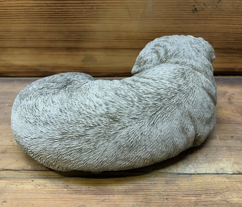 Stone Garden Cute Laying Sleeping Pug Dog Ornament Statue - Etsy