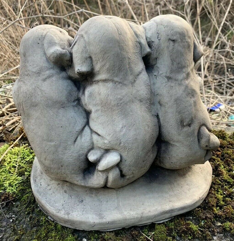 Stone Garden Labrador 3 Cute Puppy Dog Welcome Sign Ornament - Etsy