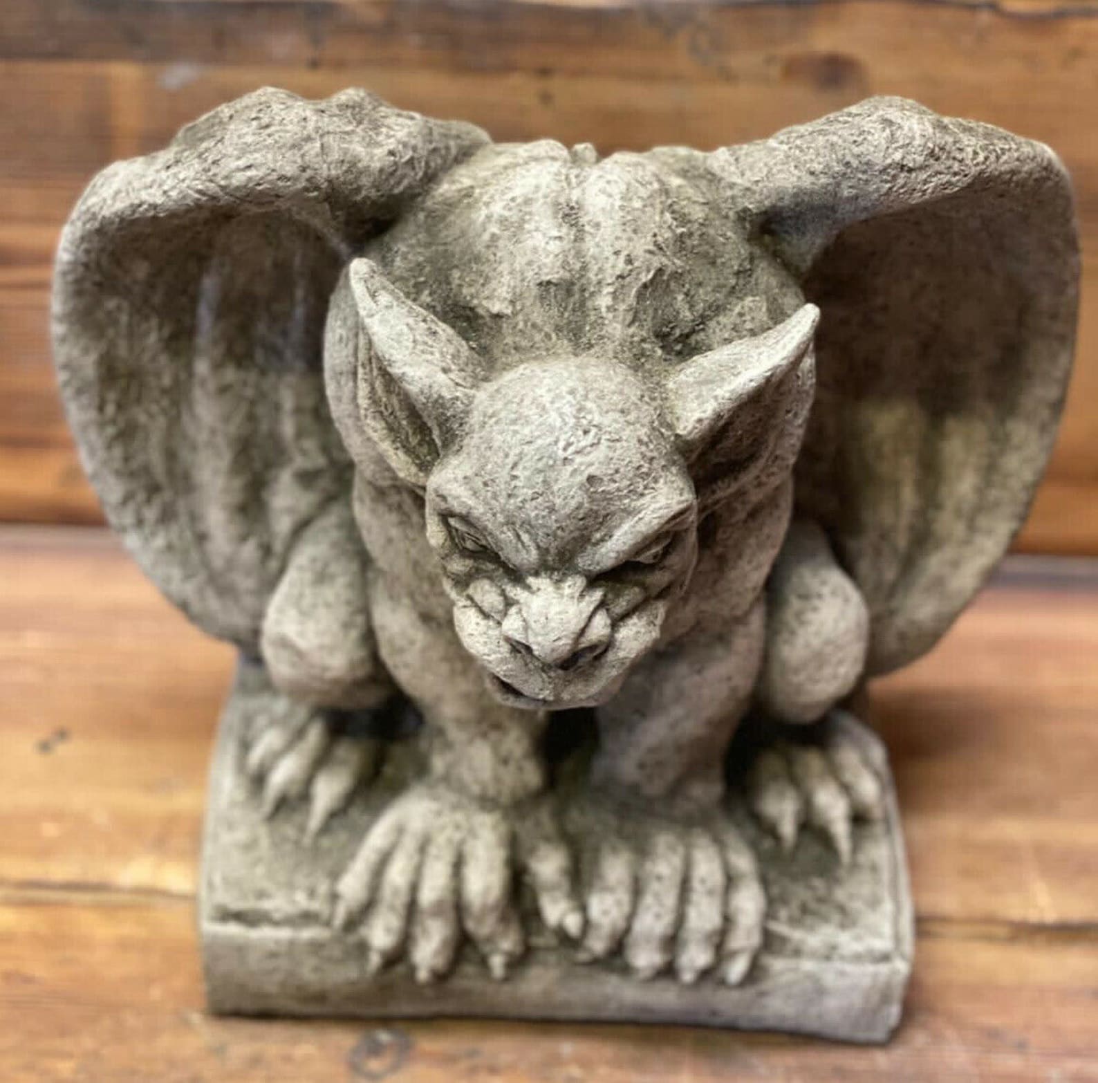 Stone Garden Gargoyle Gremlin Winged Gothic Ornament - Etsy UK