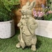 Stone Garden Wind in the Willows 'rabbit With Spade' Concrete Statue ...