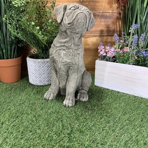 Stone Garden Large Detailed Boxer Dog Gift Statue Ornament - Etsy UK