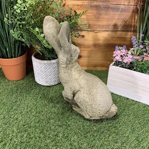 Stone Garden Large Traditional Hare Detailed Garden Ornament - Etsy UK