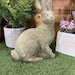Stone Garden Large Traditional Hare Detailed Garden Ornament - Etsy UK