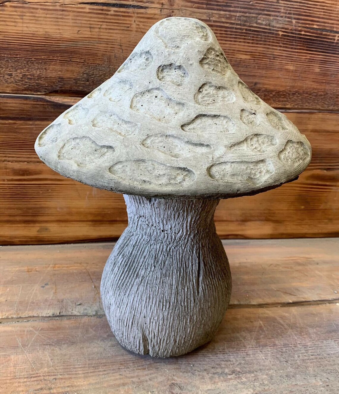 Stone Garden Traditional Large Toadstool Mushroom 2 Piece - Etsy