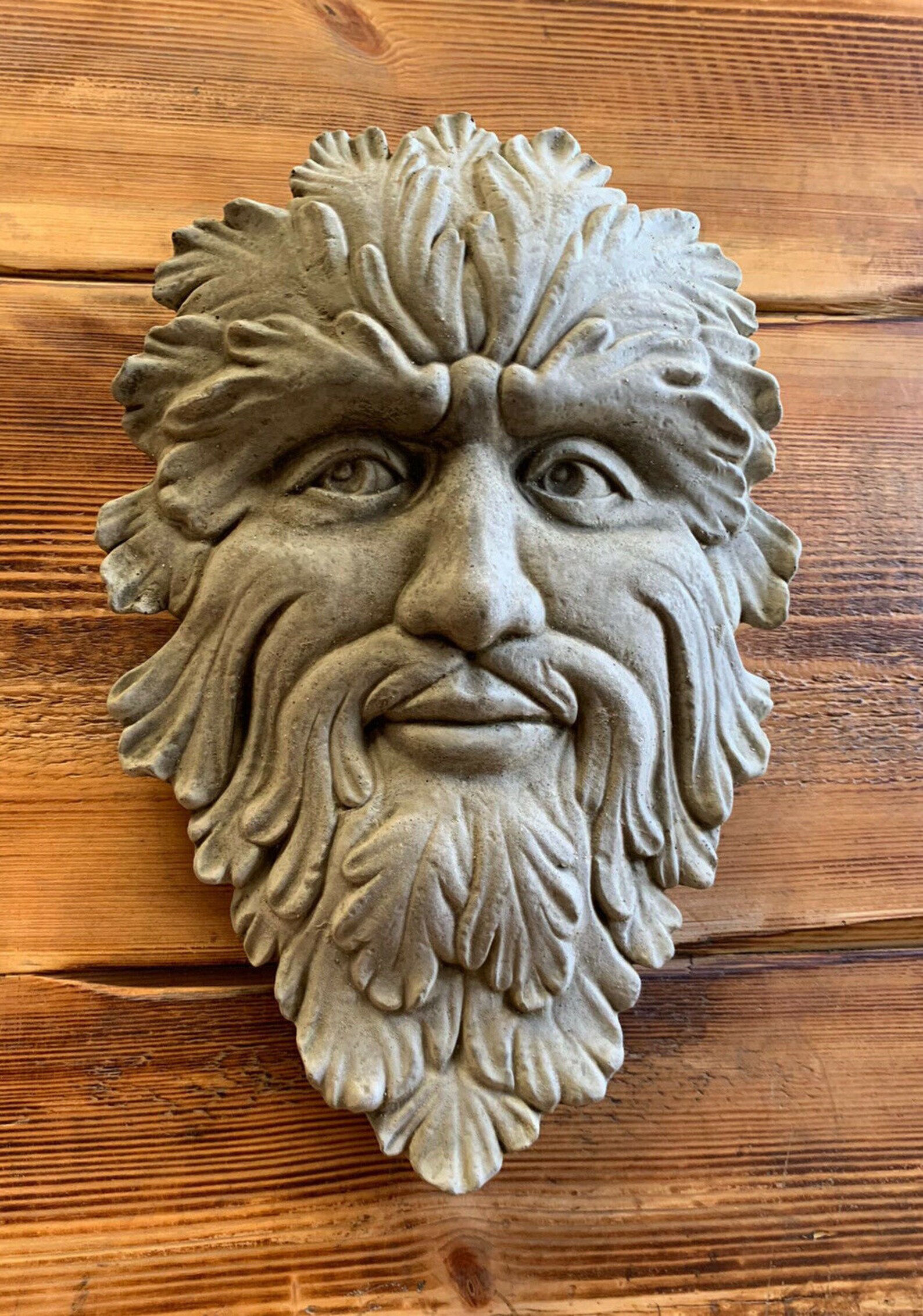 Stone Garden Tree Man Green Man Wall Plaque Hanging Ornament - Etsy UK
