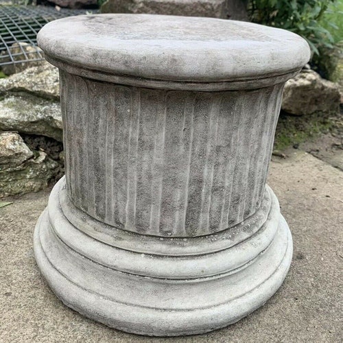 Stone Garden Square Solid Heavy Plinth Column Pedestal Statue - Etsy