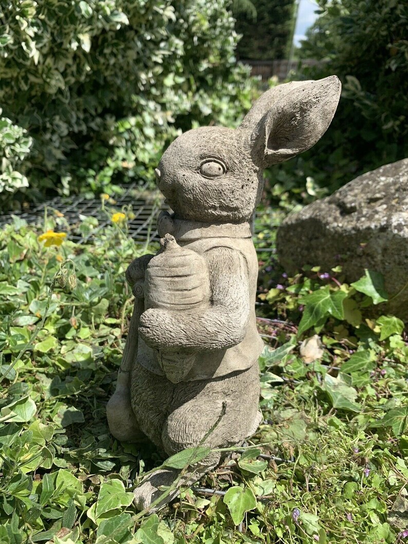 Stone Garden Wind in the Willows 'rabbit With Spade' | Etsy