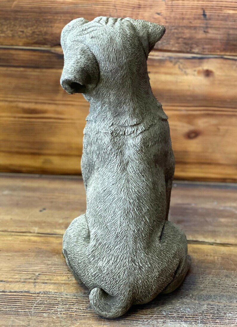 Stone Garden Large Detailed Boxer Dog Gift Statue Ornament - Etsy UK