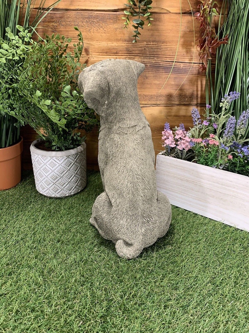 Stone Garden Large Detailed Boxer Dog Gift Statue Ornament - Etsy UK