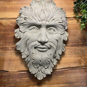 Stone Garden Tree Man Green Man Wall Plaque Hanging Ornament - Etsy UK