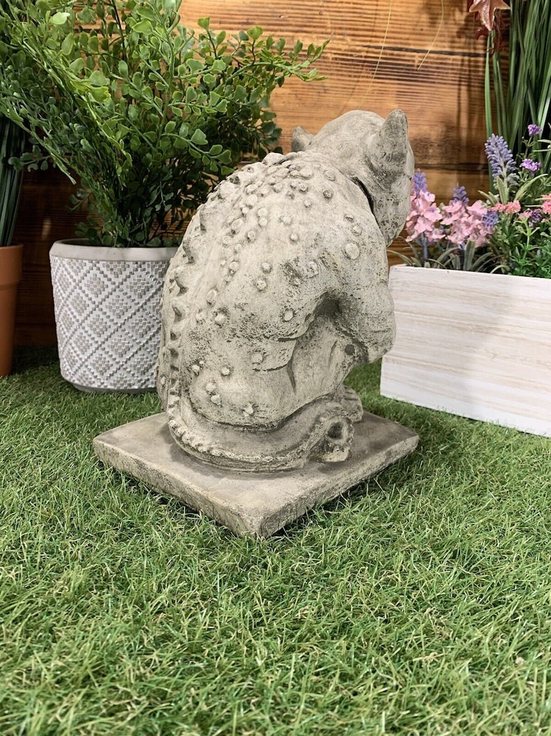 Stone Garden Gothic Gargoyle Gremlin Devil Dragon Detailed - Etsy