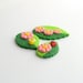 Summer Buttons Leaf Buttons Set Ladybug Buttons Girls Jewelry - Etsy