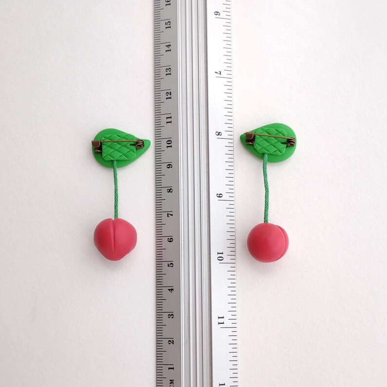 Angry Cherry Brooch - Etsy