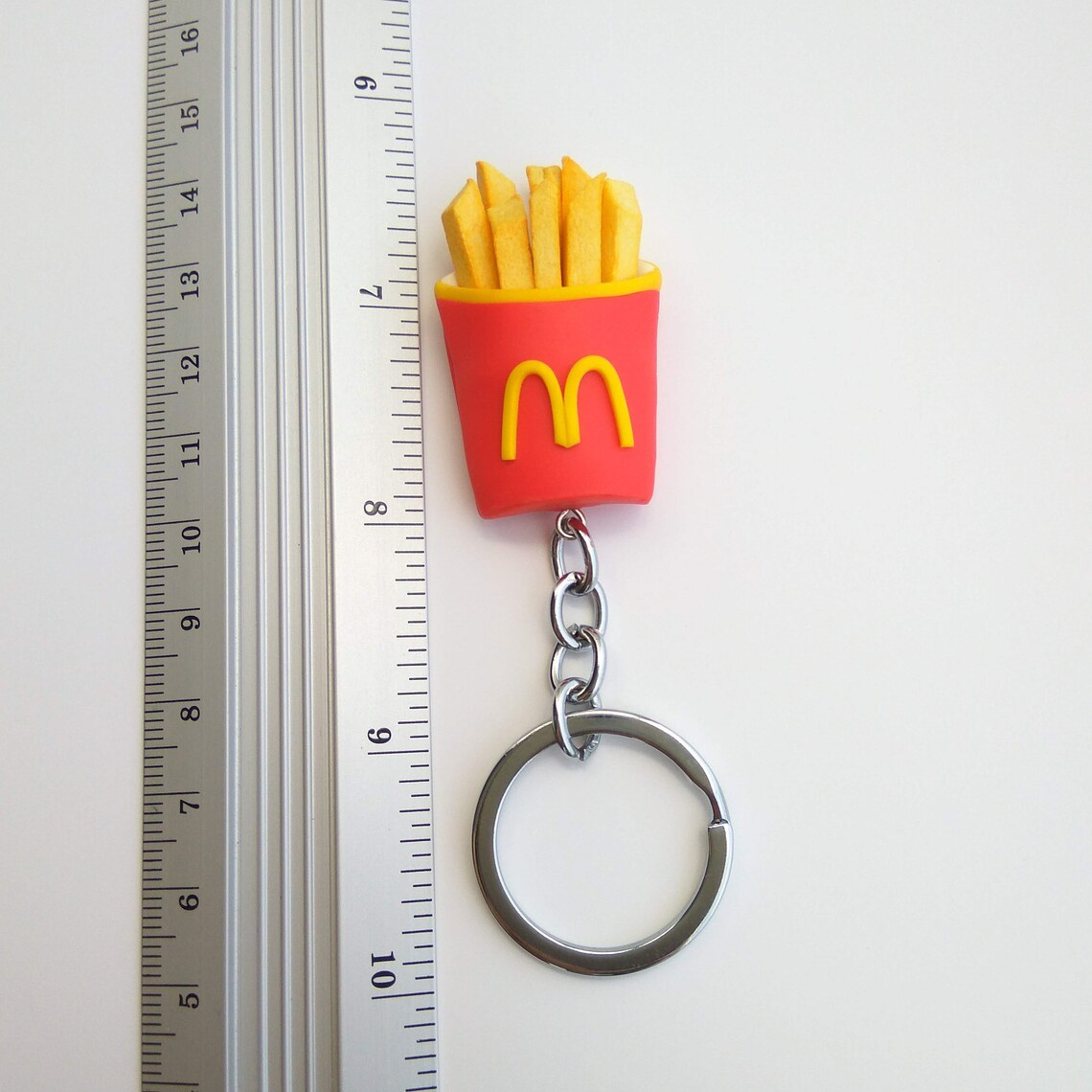 French fries Cute keychain Fast food Chef gift Food keychain | Etsy