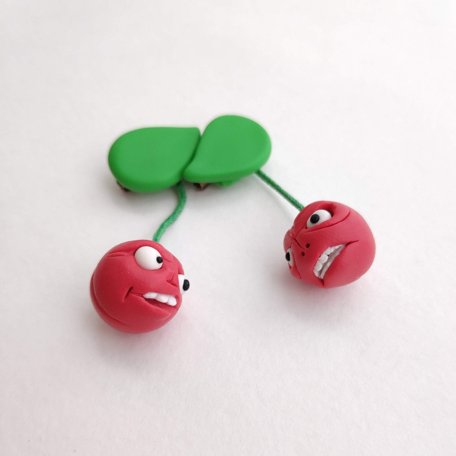Angry Cherry Brooch - Etsy