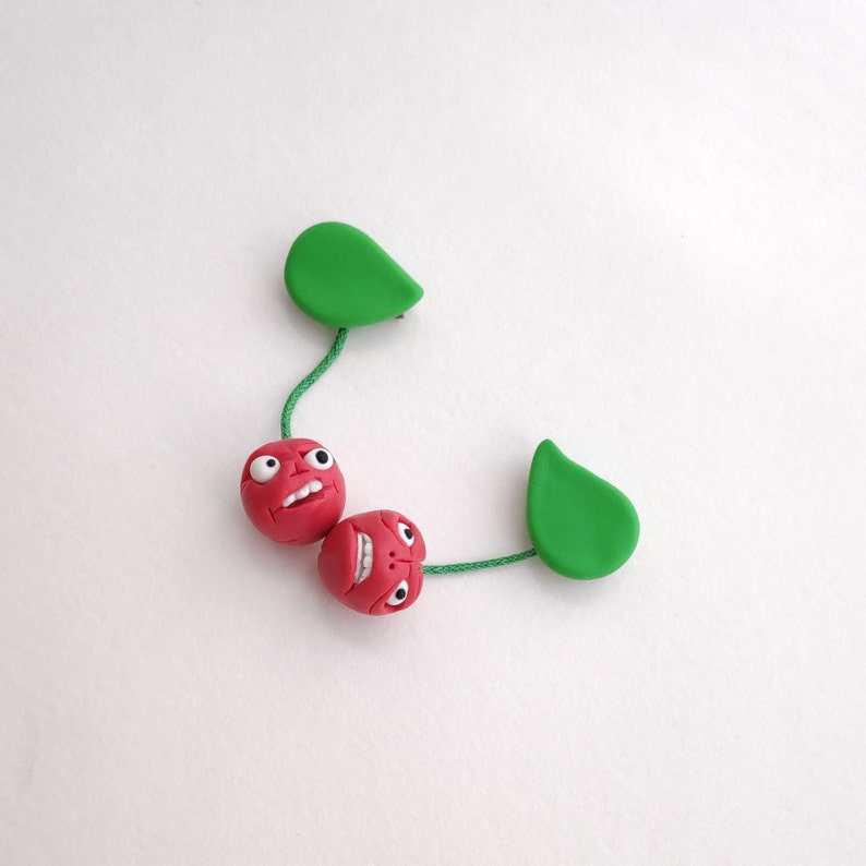 Angry Cherry Brooch - Etsy