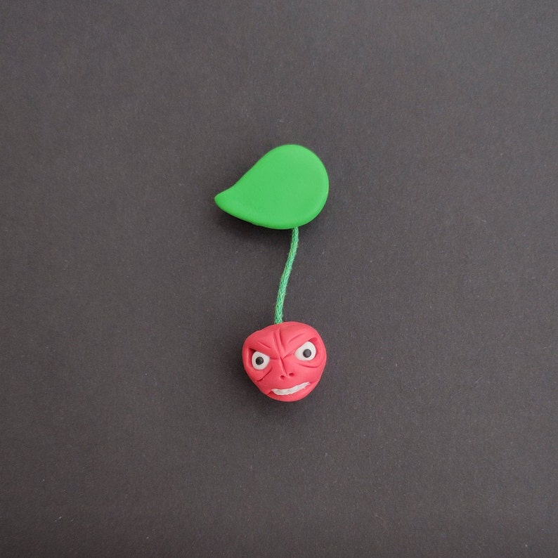 Angry Cherry Brooch - Etsy