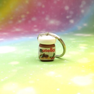 Nutella Charm, Nutella Jar Jewelry, Food Charm Nutella Lover, Bag Charm ...