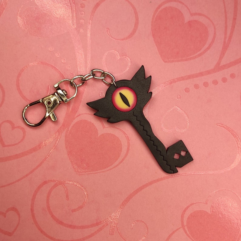 Hazbin Hotel Key Charm: Cosplay Jewelry Geek Gift - Etsy