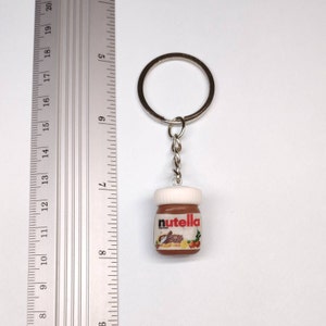 Nutella Charm, Nutella Jar Jewelry, Food Charm Nutella Lover, Bag Charm ...