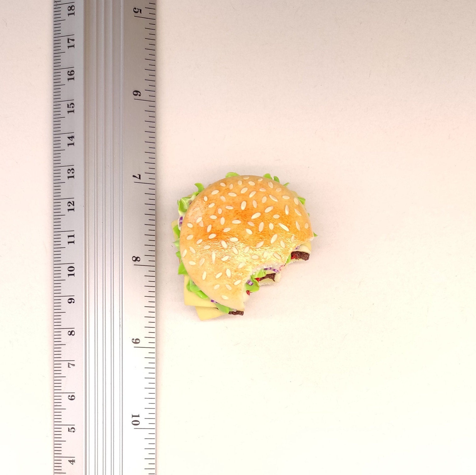 Burger Magnet Miniature Food Refrigerator Magnet | Etsy