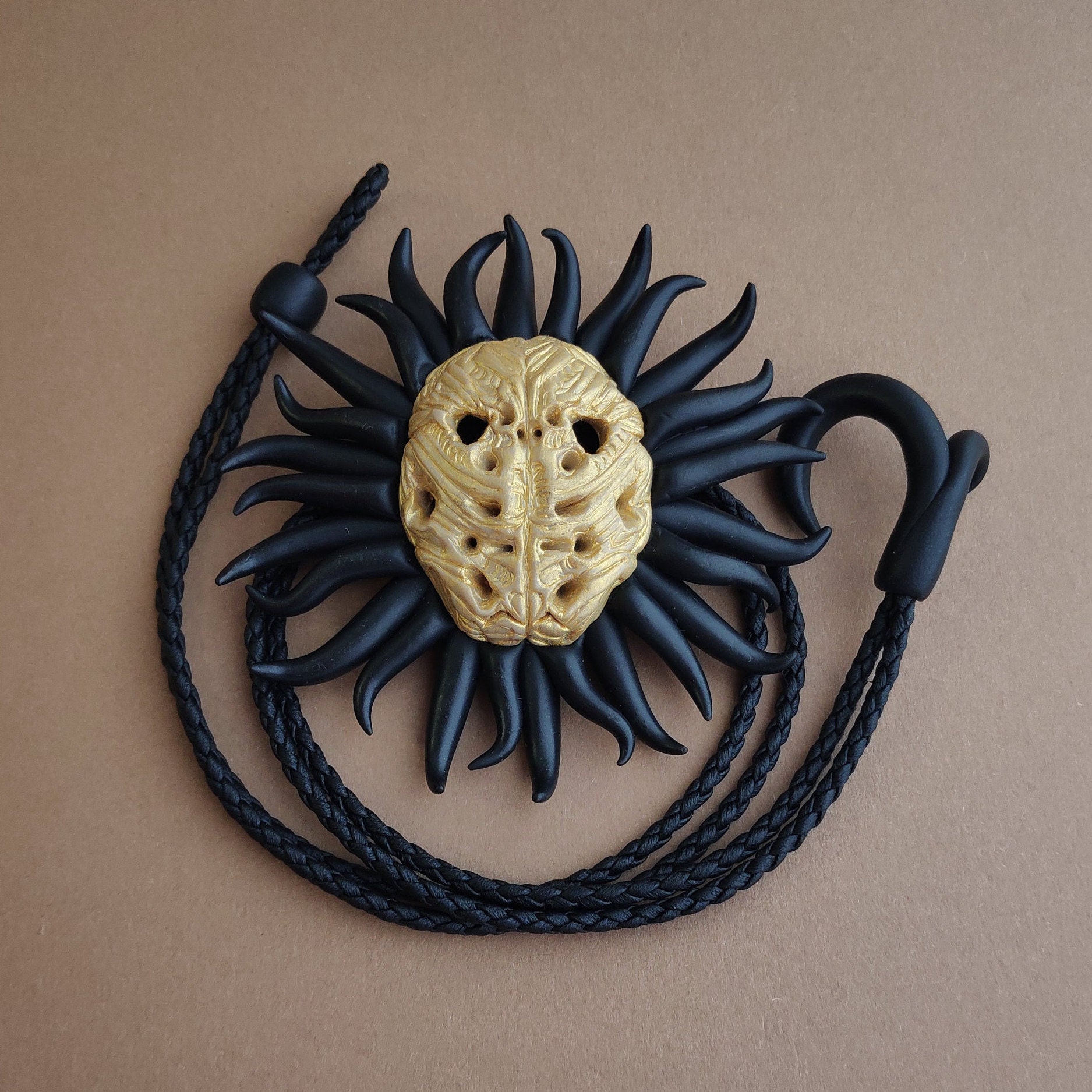 Death Stranding Golden Lion Mask Necklace Geek Jewelry - Etsy