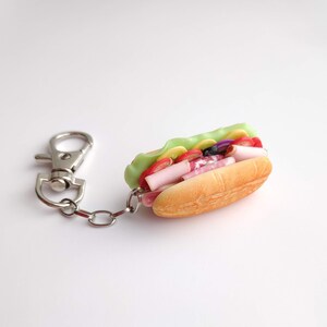 Sandwich Keychain, Bag Charm, Foodie Gift - Etsy