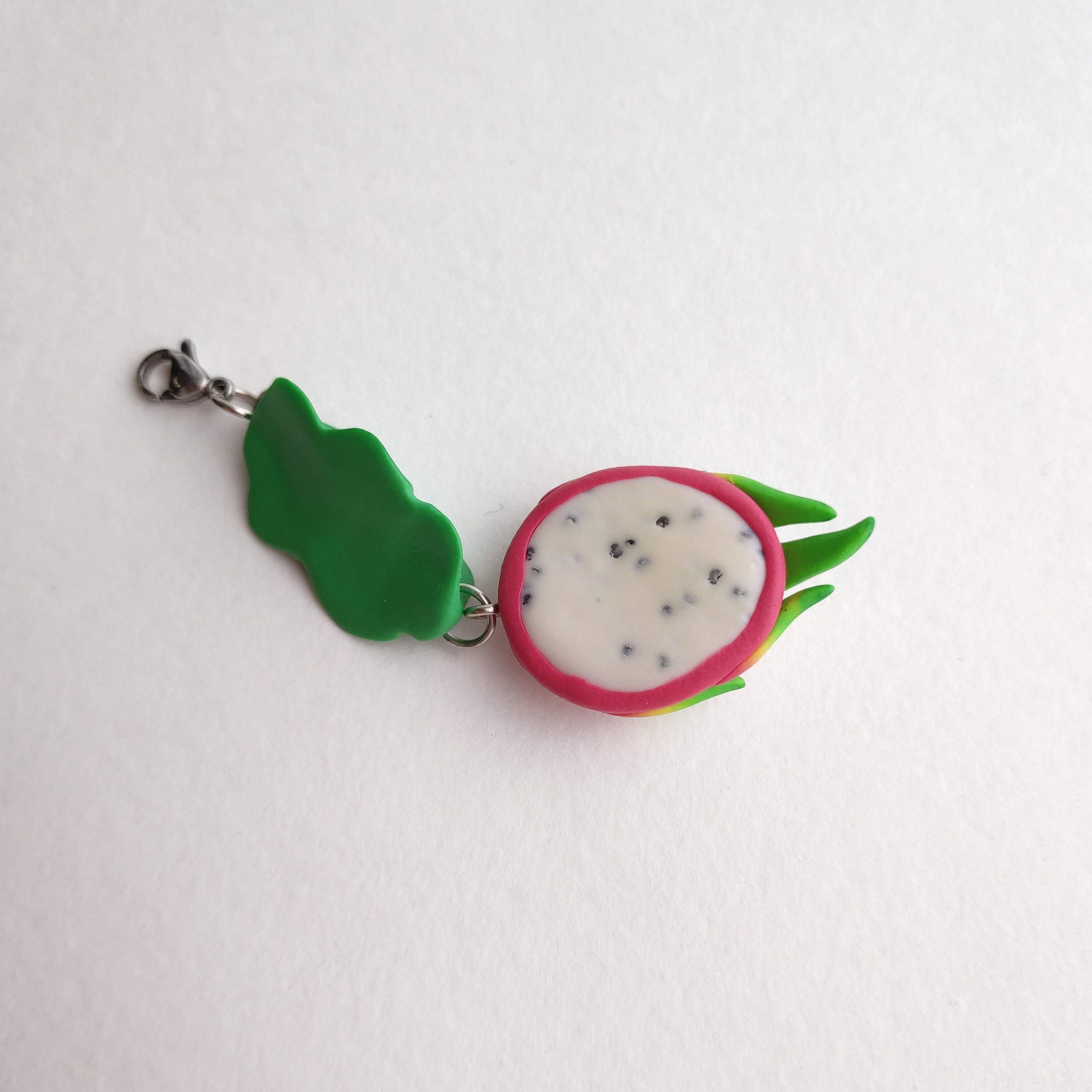 Dragon Fruit Charm, Plant Jewelry - Etsy