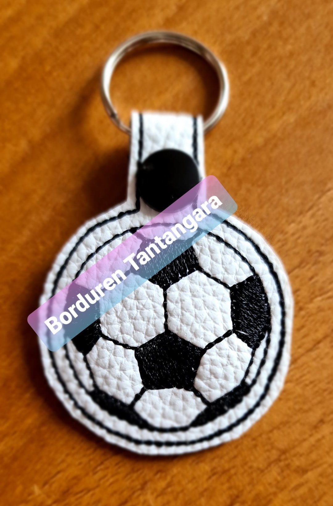 Keychain, Embroidery Design, Machine Embroidery, Football, - Etsy