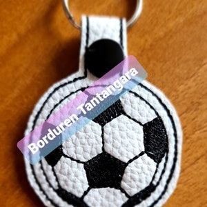 Keychain, Embroidery Design, Machine Embroidery, Football, - Etsy