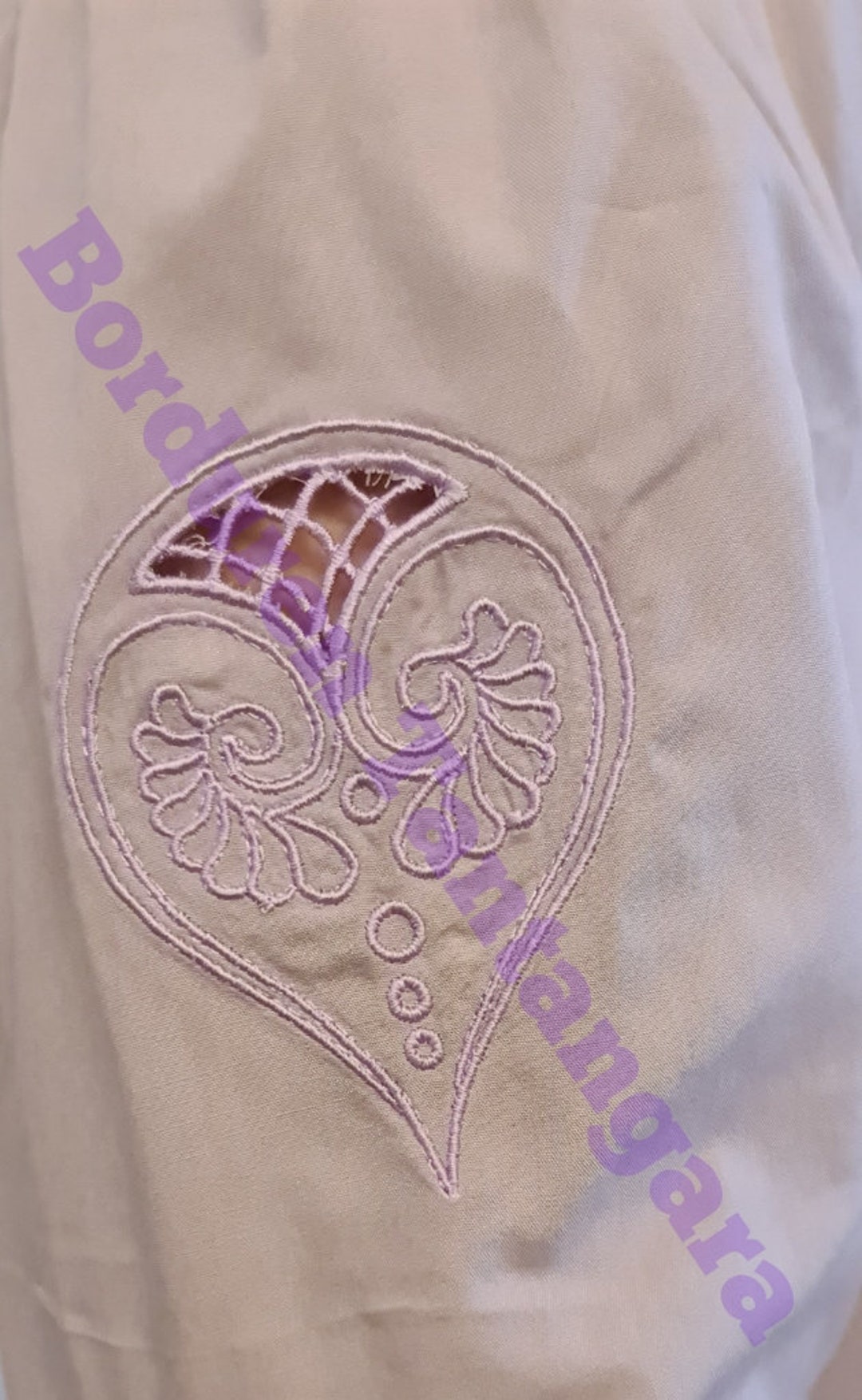 Cutwork Machine Embroidery Design, Ornamental Drop, Cutwork Embroidery ...