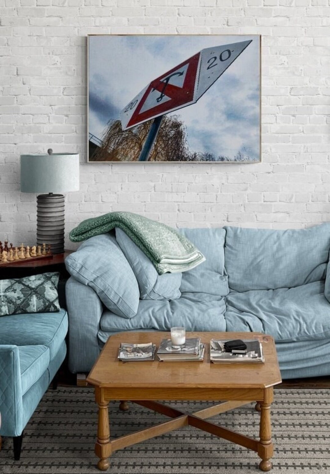 Road Sign Wall Decor, Nautical Wall Art, Rustic Wall Art, Abstract ...