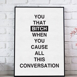 Beyonce Instant Download Digital Poster Print With Lyrics Quote Text ...