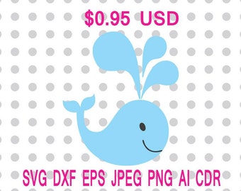Whale svg | Etsy