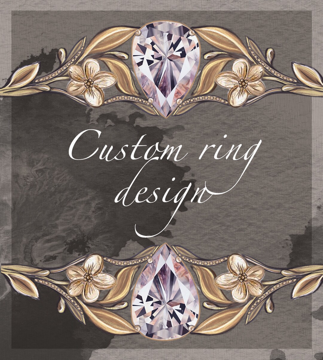 Deposit Payment: Custom Ring Design, Unique Engagement Ring, Individual ...