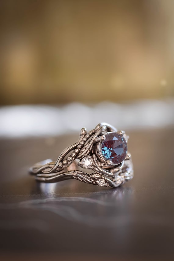 1 carat alexandrite engagement ring store
