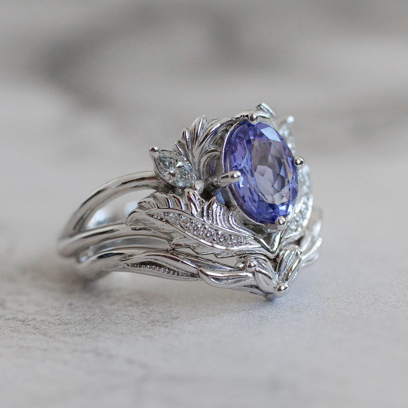 Tanzanite Engagement Ring - Etsy