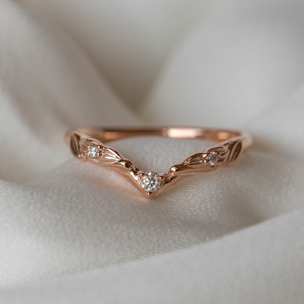 Contour Wedding Band - Etsy