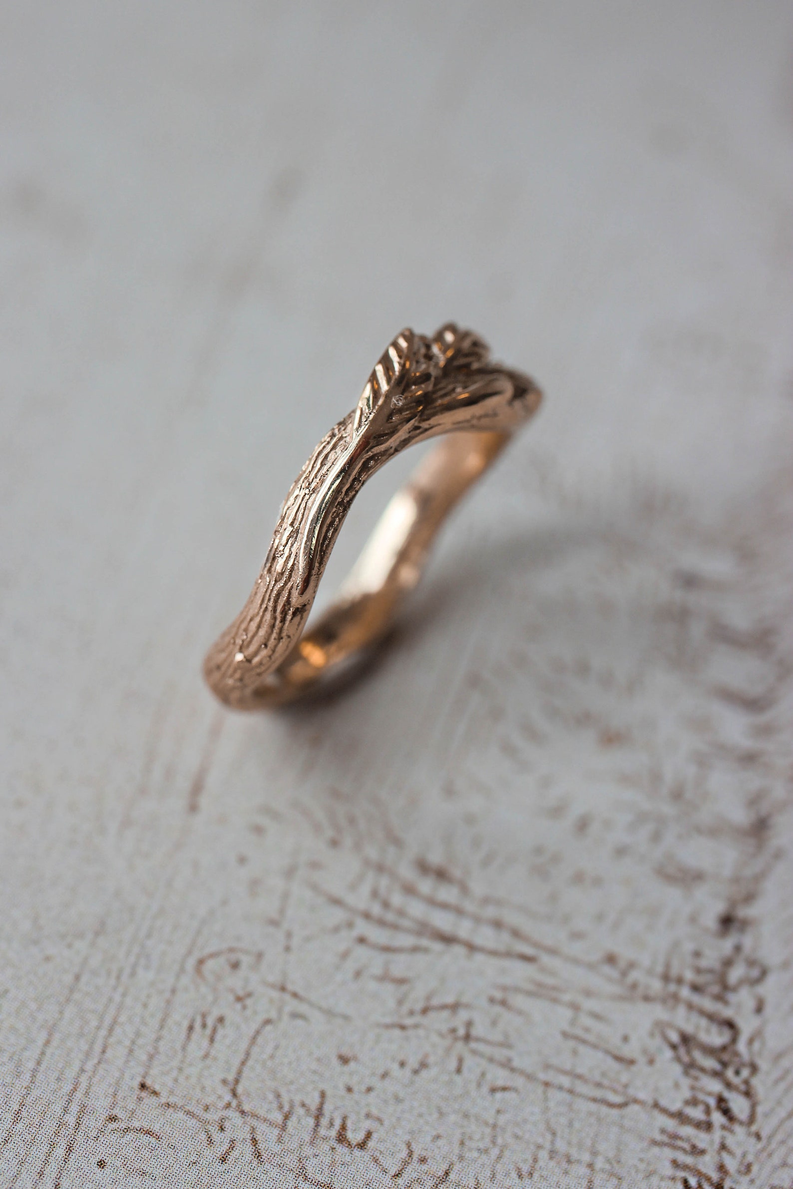 Tree Branch Wedding Band Nature Wedding Ring Rustic Ring for - Etsy