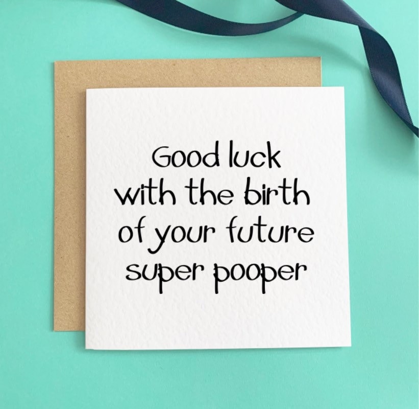 Baby shower card good luck for birth baby in lockdown card | Etsy